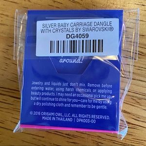 Origami Owl | Jewelry | Nwt Origami Owl Baby Carriage Pram Silver ...